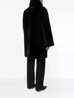 Apparis High-neck Faux Fur Coat