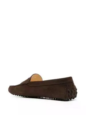 TOD'S Gommino Suede Driving Moccasins - Brown