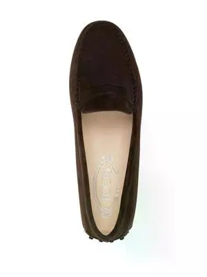 TOD'S Gommino Suede Driving Moccasins - Brown