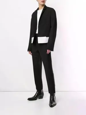 HAIDER ACKERMANN Chain Detail Wool Trousers