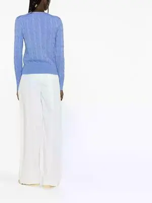 Polo Ralph Lauren Cable Knit Cardigan - Blue