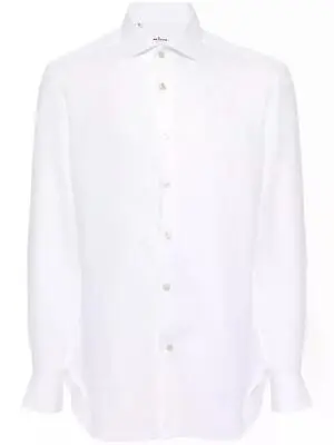 Kiton Poplin Linen Shirt
