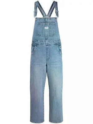 LEVI'S Logo-patch Denim Dungarees