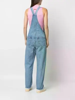 LEVI'S Logo-patch Denim Dungarees