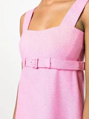PATOU Corsage Belted Mini Dress