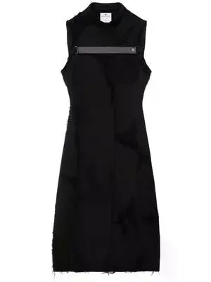 COURREGES Sleeveless Virgin-wool Coat