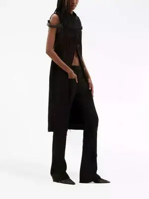 COURREGES Sleeveless Virgin-wool Coat