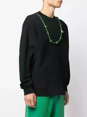 AMBUSH Stoppers Crew Neck Sweatshirt - Black