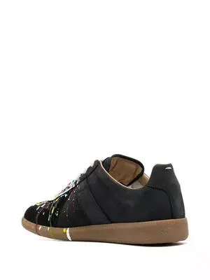 MAISON MARGIELA Paint Replica Low-top Sneakers - Black