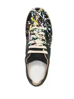 MAISON MARGIELA Paint Replica Low-top Sneakers - Black