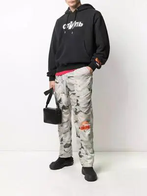 Heron Preston Logo Print Hoodie