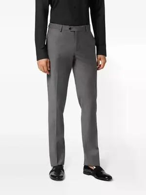 Philipp Plein Straight-leg Wool-blend Trousers
