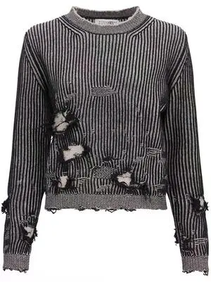 MAISON MARGIELA Distressed-effect Knitted Jumper