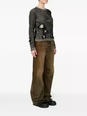 MAISON MARGIELA Distressed-effect Knitted Jumper