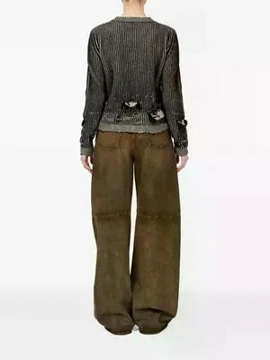 MAISON MARGIELA Distressed-effect Knitted Jumper