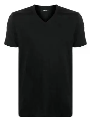 TOM FORD V-neck Short-sleeved T-shirt