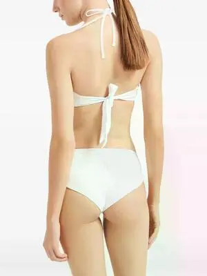 Brunello Cucinelli Monili Embellished Bandeau Bikini Top