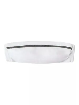 Brunello Cucinelli Monili Embellished Bandeau Bikini Top