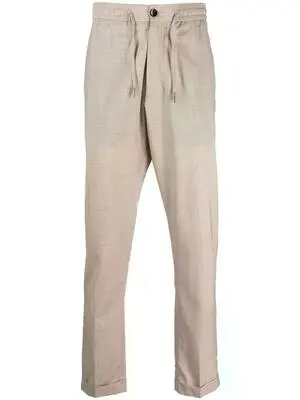 BILLIONAIRE Jogging Drawstring Wool Trousers