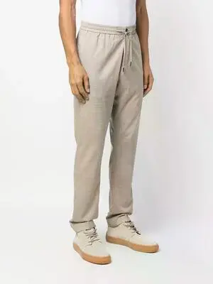 BILLIONAIRE Jogging Drawstring Wool Trousers