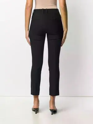 Vince High-waist Cropped Skinny Trousers