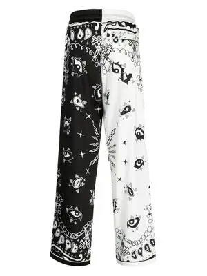 HACULLA. Paisley-print Straight-leg Trousers