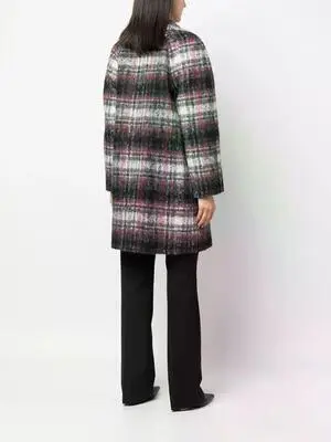 Karl Lagerfeld Checked Double-breasted Coat