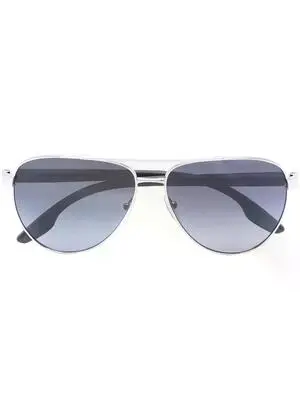Prada Navigator Tinted-lenses Sunglasses - Silver