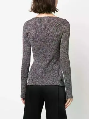 Gcds Glittered V-neck Cardigan