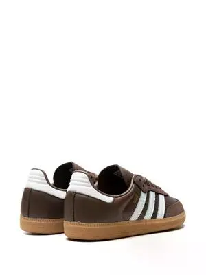 Adidas Samba Og Earth Strata Gum Leather Sneakers - Brown