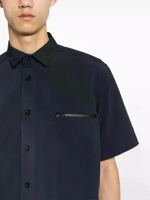 Sacai Zip-pocket Taffeta Shirt