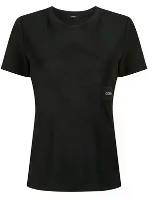 Goen.j Logo Patch T-shirt - Black