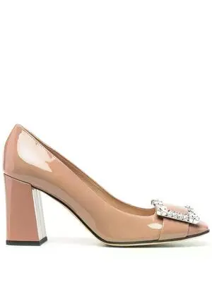 Sergio Rossi Square Toe Pumps