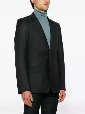 LANVIN Single-breasted Blazer - Grey