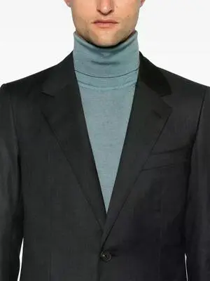 LANVIN Single-breasted Blazer - Grey