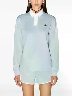 AMBUSH Polo-collar Logo-plaque Sweatshirt