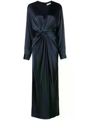 Christopher Esber Triquetra Twist Silk Maxi Dress
