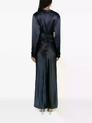 Christopher Esber Triquetra Twist Silk Maxi Dress