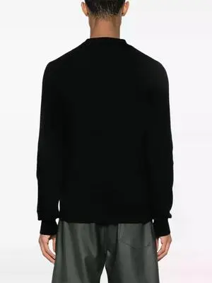 Play Comme Des Garcon X The Artist Invader Wool Cardigan - Black