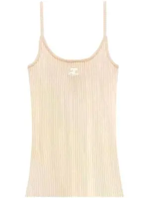 Courreges Embroidered Camis Tanks For Women