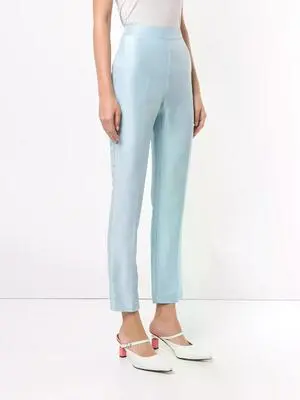 MACGRAW Non Chalant Silk Trousers - Blue