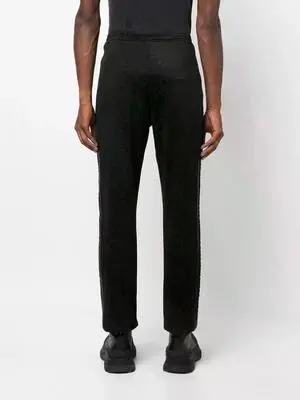Palm Angels Leopard-print Track Pants - Black