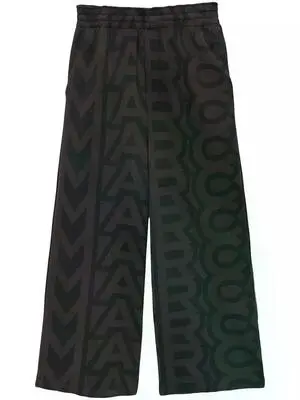 Marc Jacobs Monogram Oversized Track Pants - Black