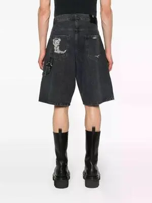 1017 Alyx 9sm Distressed-effect Denim Shorts