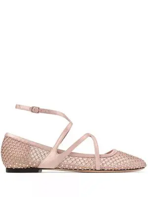 JIMMY CHOO Astoria Ballet Flats - Pink