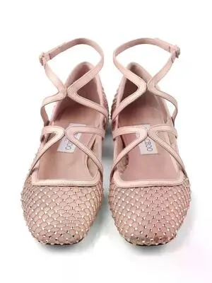 JIMMY CHOO Astoria Ballet Flats - Pink