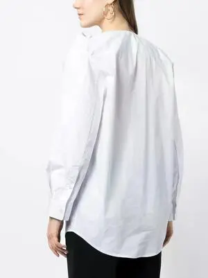 JNBY Oversized Bow Detail Cotton Shirt - White