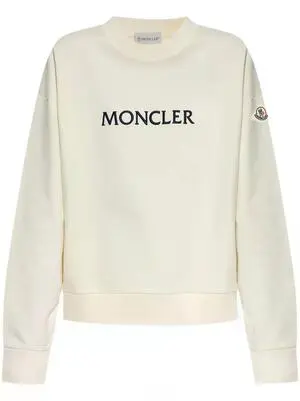 Moncler Embroidered Logo Cotton Sweater