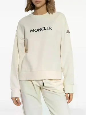 Moncler Embroidered Logo Cotton Sweater