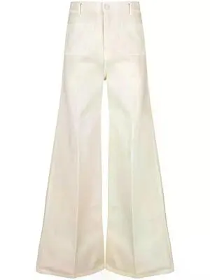 JOSEPH Wide-leg Denim Jeans - Neutrals